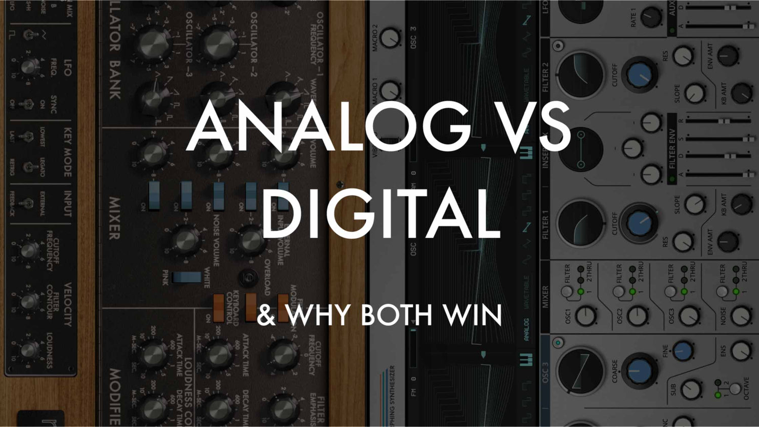 Analog vs Digital & why both win – J5 Music